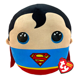 Ty DC Comics Superman Squishy Beanie 10” | Temptation Gifts