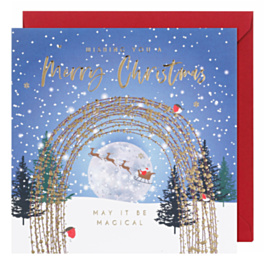 Belly Button Santa’s Sleigh Christmas Card | Temptation Gifts