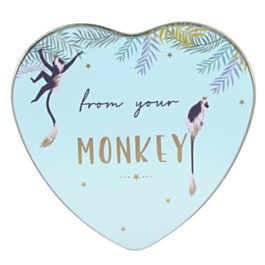 Sara Miller Little Gestures ‘Cheeky Monkey’ Small Heart Tin ...