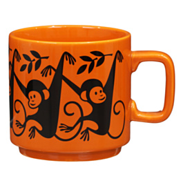 Magpie Hornsea Monkey Orange Mug | Temptation Gifts
