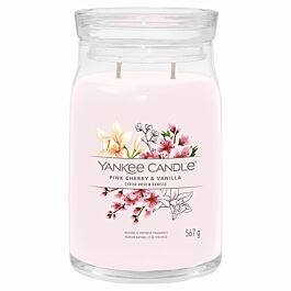Yankee Candle Pink Cherry & Vanilla Signature Large Jar Candle ...