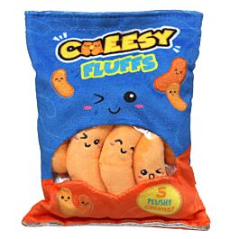 Cheesy Fluffs Plush Snack Bag | Temptation Gifts