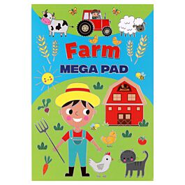 Farm Mega Pad Colouring Book | Temptation Gifts