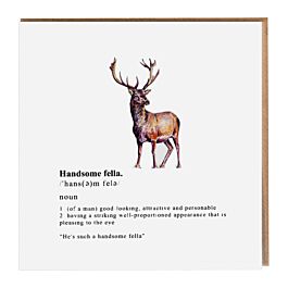Toasted Crumpet Country Gent ‘Handsome Fella’ Card | Temptation Gifts