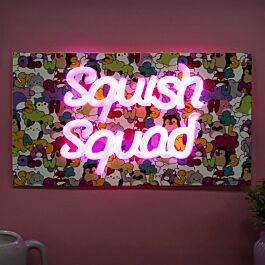 Squishmallows Squish Squad Large Neon Wall Light | Temptation Gifts