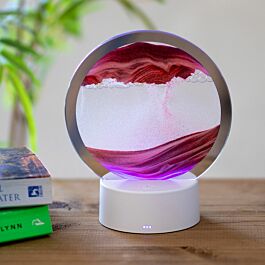 Colour Changing Quicksand Lamp with Red & Gold Sand | Temptation Gifts