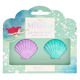 Mad Beauty Little Mermaid Shell lip Balm Duo | Temptation Gifts
