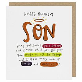 Pigment The Happy News You Make Us Proud Son Birthday Card | Temptation ...