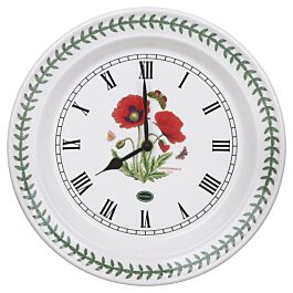Botanic Garden Poppy Wall Clock | Temptation Gifts