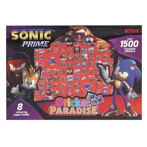 Sonic Prime Sticker Paradise Pad | Temptation Gifts