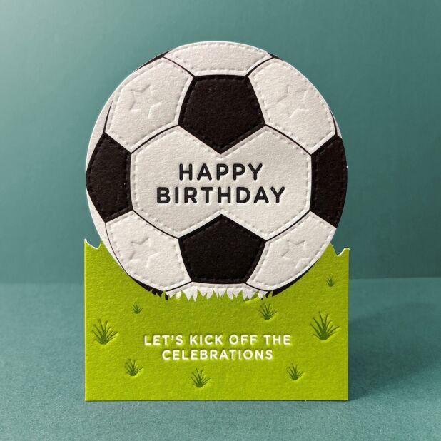 Heyyy Cards Taking Shape Football Birthday Card | Temptation Gifts