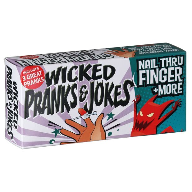 Marvin's Magic Wicked Pranks & Jokes Nail Through Finger Mini Tricks ...