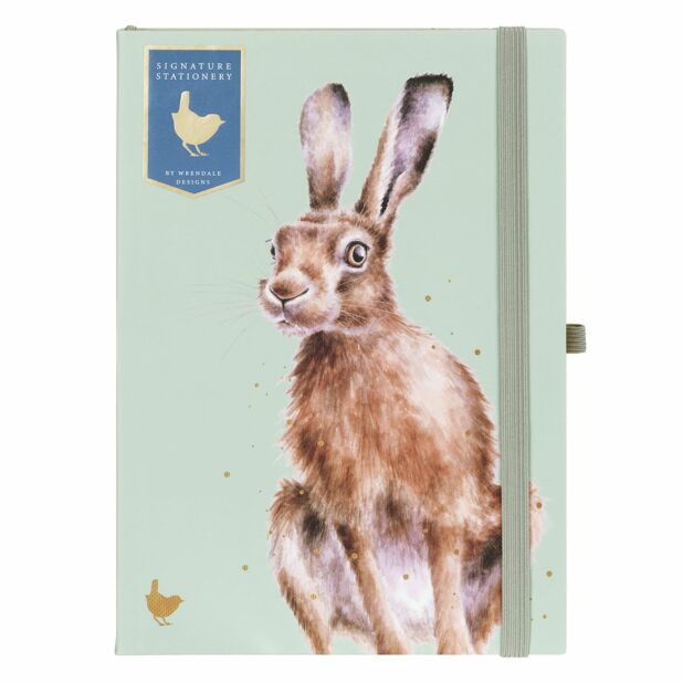 Wrendale Designs 'Golden Hour' Hare Luxury A5 Notebook | Temptation Gifts