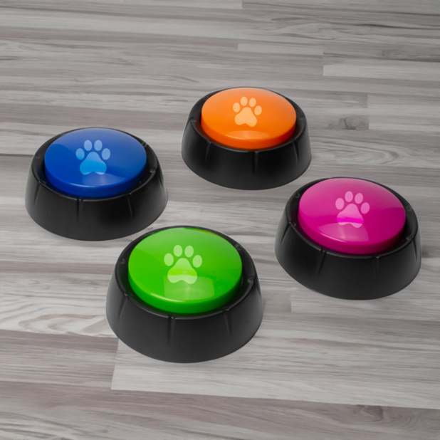 The Source Set of 4 Dog Training Buttons | Temptation Gifts