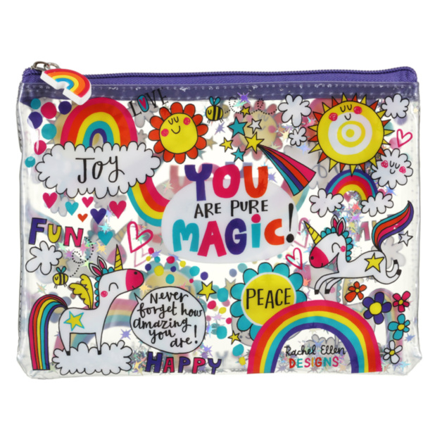 Rachel Ellen You Are Pure Magic Clear Pencil Case | Temptation Gifts