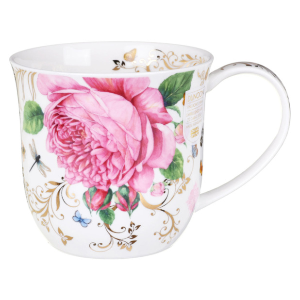 Dunoon Vintage Rose Cumbrae Shape Mug | Temptation Gifts