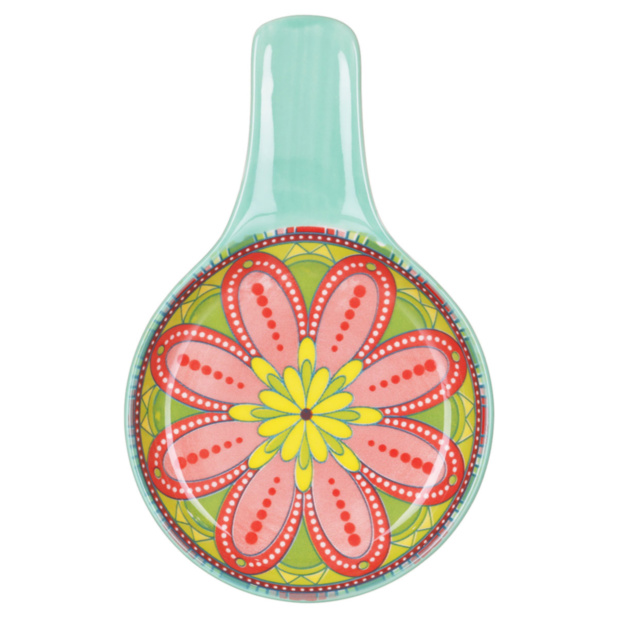 Tuscany Teal Fine China Spoon Rest | Temptation Gifts