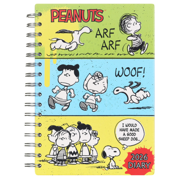 Peanuts 2026 A5 Wiro Diary | Temptation Gifts