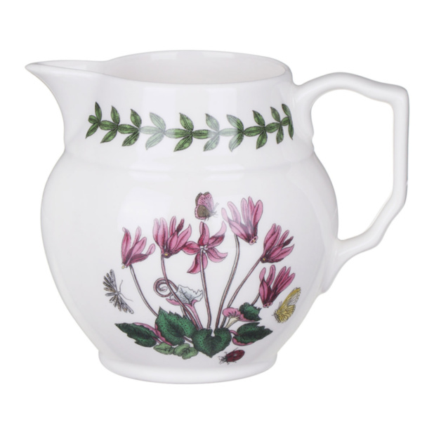 Botanic Garden Cyclamen Half Pint Staffordshire Jug | Temptation Gifts