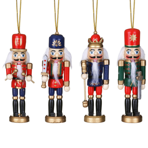 Set of Four Nutcrackers Tree Decorations | Temptation Gifts