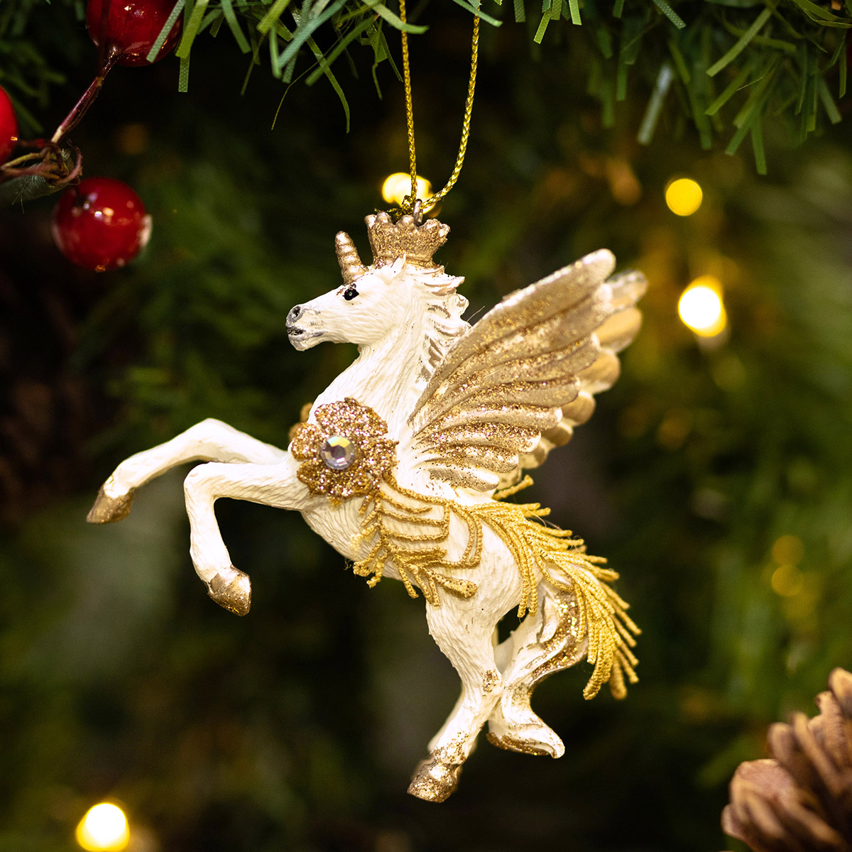 Unicorn christmas decorations store