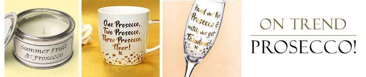 Prosecco Themed Gifts - Glassware, Mugs & Candles for Home | Temptation ...